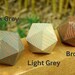 Solid Wood Icosahedron d20, Small - Etsy