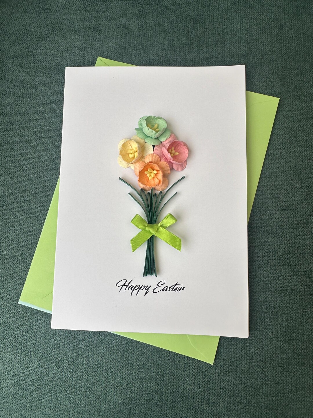 Easter Card, 3D Handmade Cards, Tulips, Flowers - Etsy