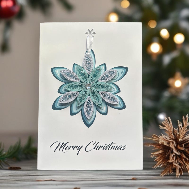 Quilled Snowflakes - Etsy