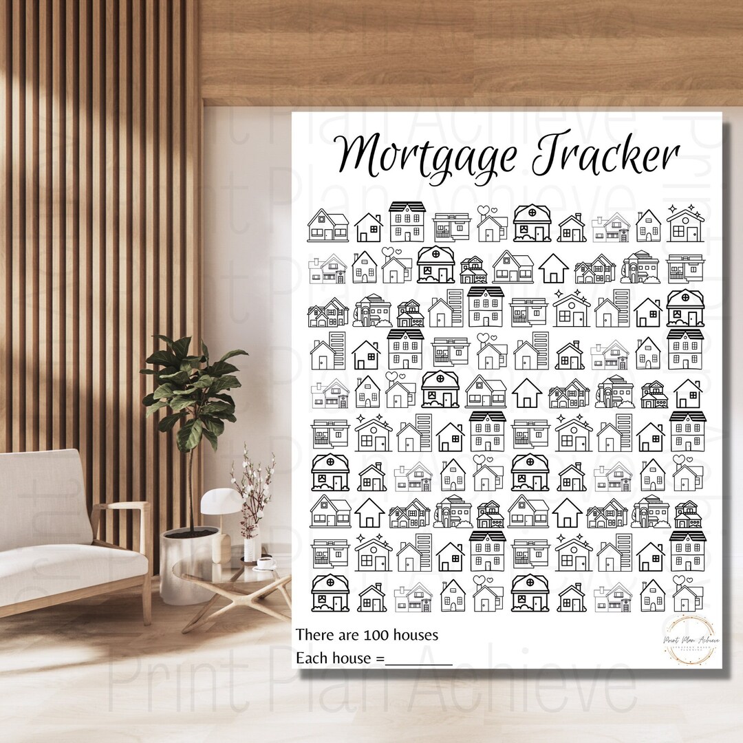 Track Your Mortgage: Choose From 100 Home Icons. Achieve Your Dream ...