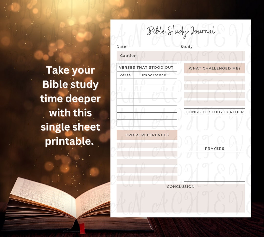 Bible Study Journal Page. Bible Study Tools, Kids Bible Study ...