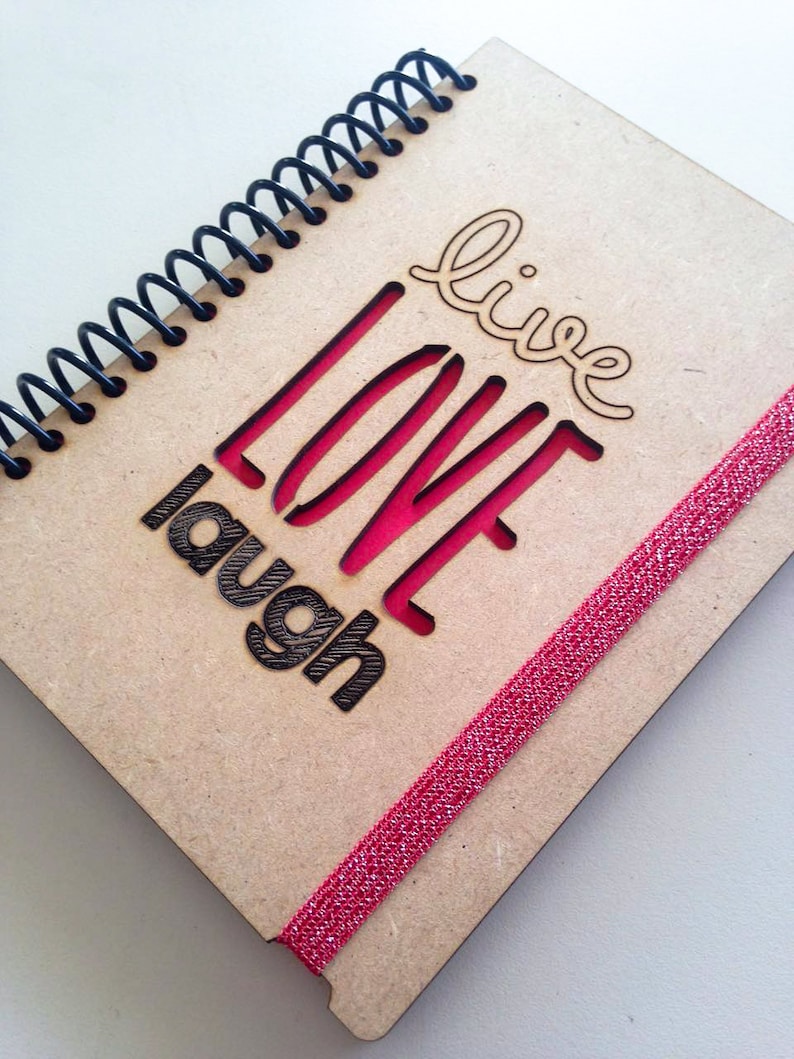 Live Laugh Love, Journal Gift for Her, Gift for Him, Love Notebook ...