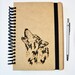 Wolf Notebook, Laser Cut Wolf Journal, Sketchbook, Writing Journal ...