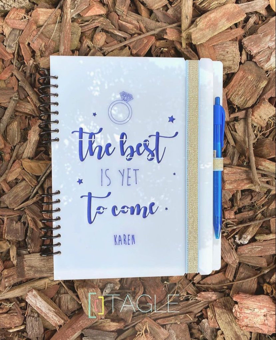 Acrylic Notebook Book Journal Laser Cut Personalized Notebook Journal ...