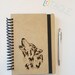 Wolf Notebook, Laser Cut Wolf Journal, Sketchbook, Writing Journal ...