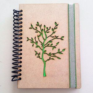 Tree Notebook, Tree Journal, Sketchbook, Writing Journal, Spiral ...