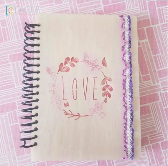 Acrylic Notebook Book Journal Laser Cut Personalized Notebook | Etsy