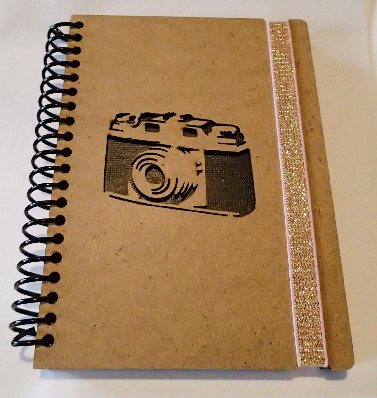 Camera Notebook Wooden Notebook Personalized Notebook - Etsy