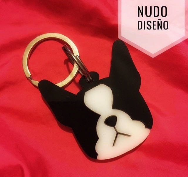 Personalized Dog Key Chains, Pet Key Chains, Frenchie Keychain, French ...