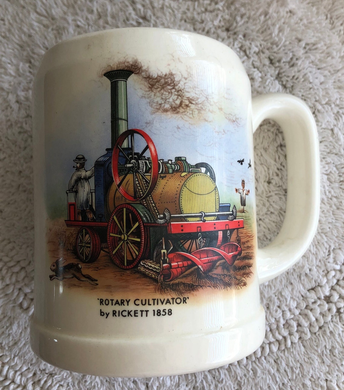 Rotary Cultivator Heavy Beer Stein/mug Old - Etsy
