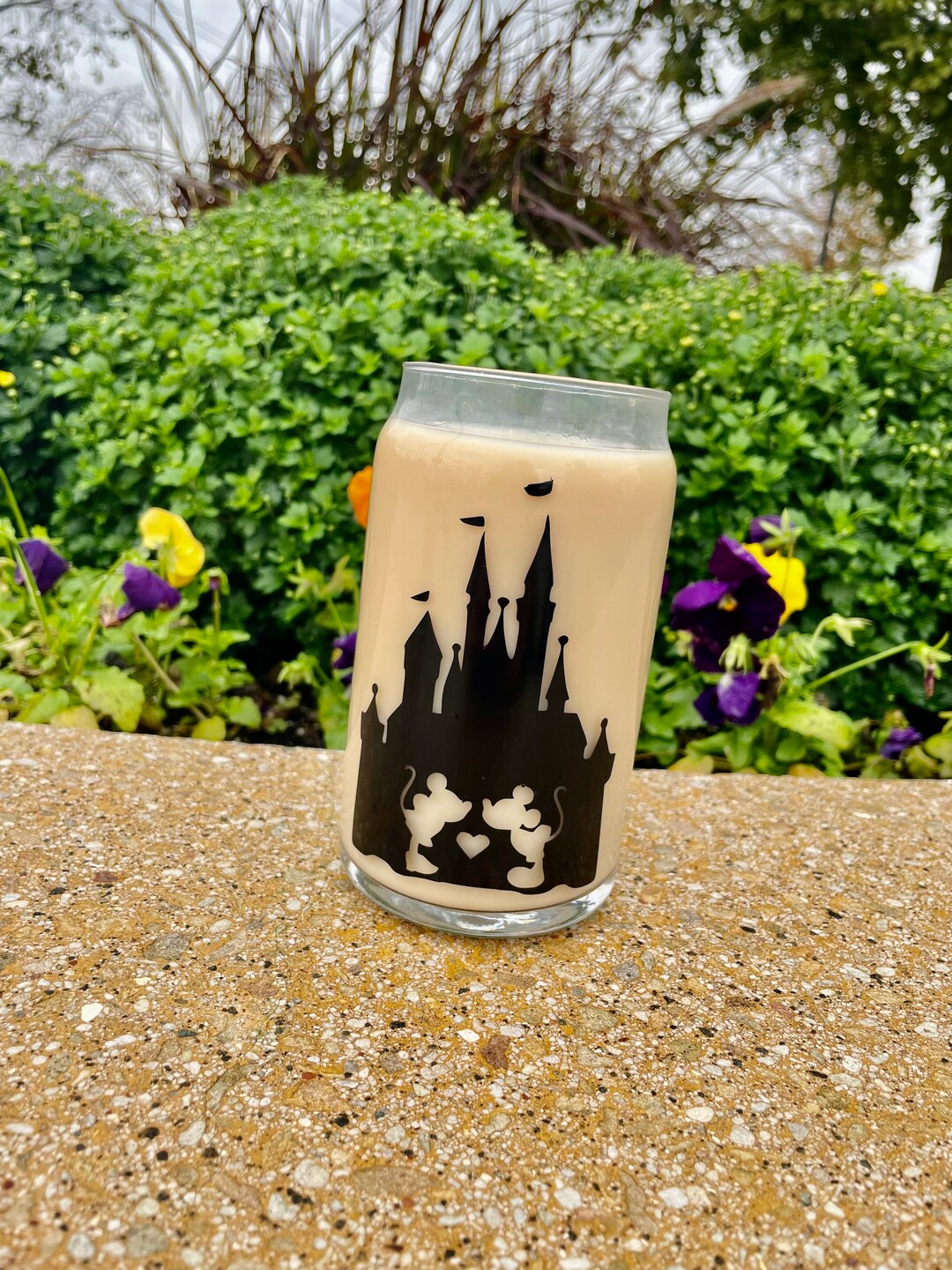 Disney Glass Cup, Beer Glass Coffee Cup, Soda Glass Can, Minnie Mouse ...