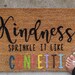 Kindness Sprinkle It Like CONFETTI Hand Painted Front Porch/entry Way ...