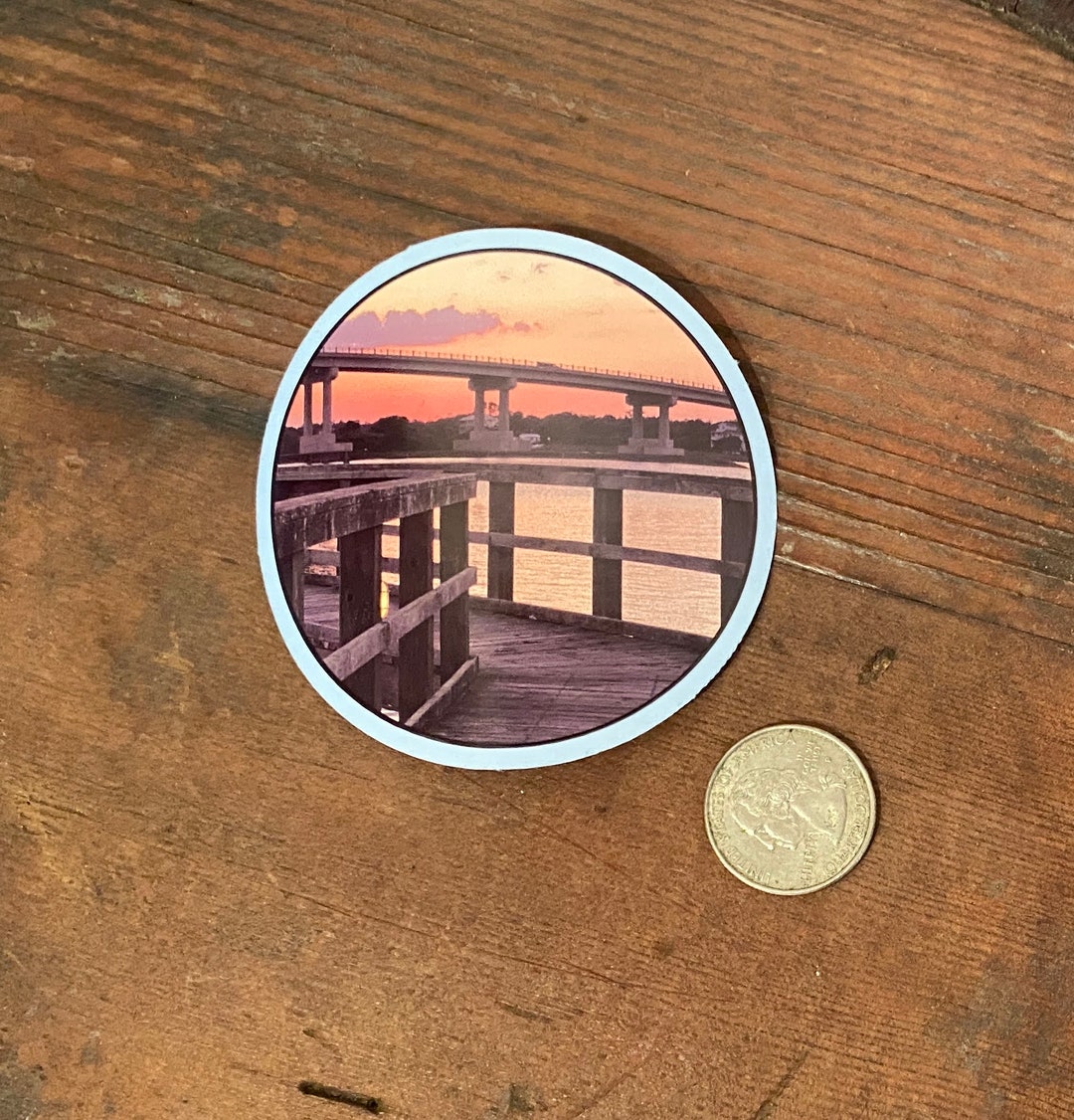 Topsail Crabbing Dock - Sticker, FREE Domestic Shipping - Etsy