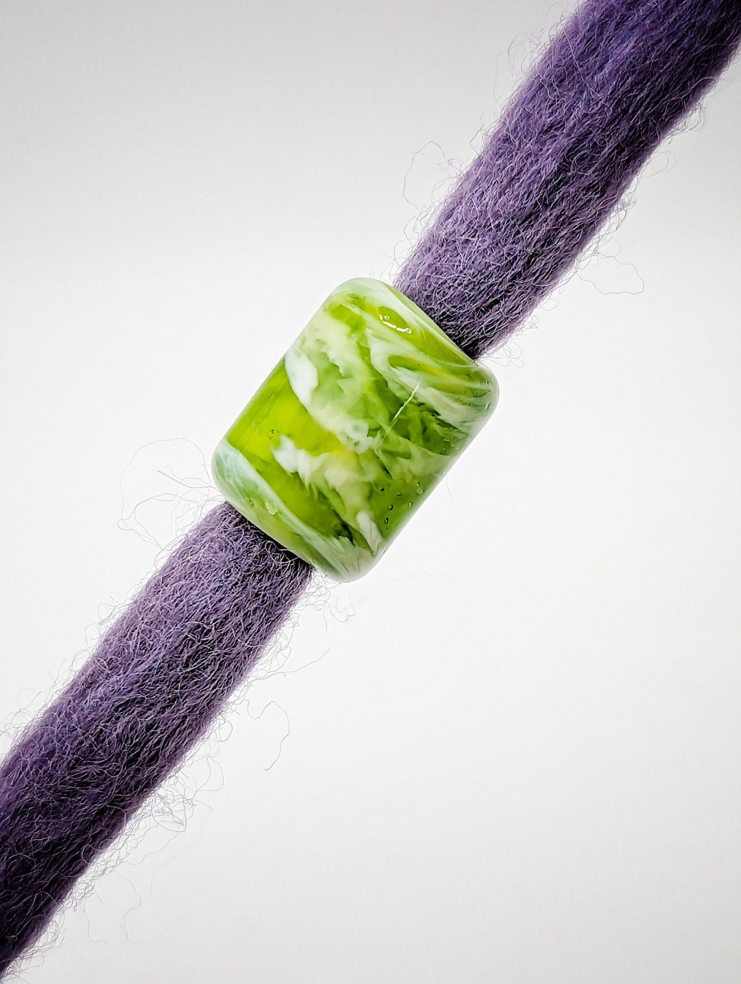 Green Marble Bead Dreadlocks/braiding, Dreadlock Bead, Glass Dread Bead ...