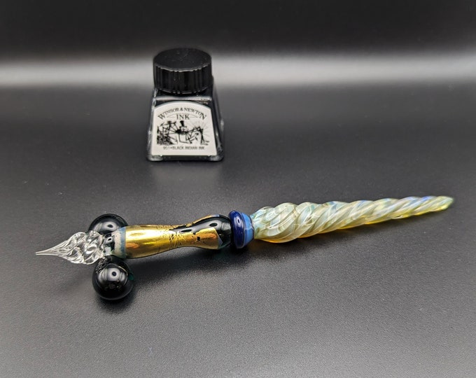 Luxury Glass Dip Pen, Handmade Glass Calligraphy Pen - Etsy