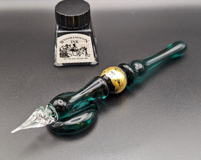 Luxury Glass Dip Pen, Handmade Glass Calligraphy Pen - Etsy