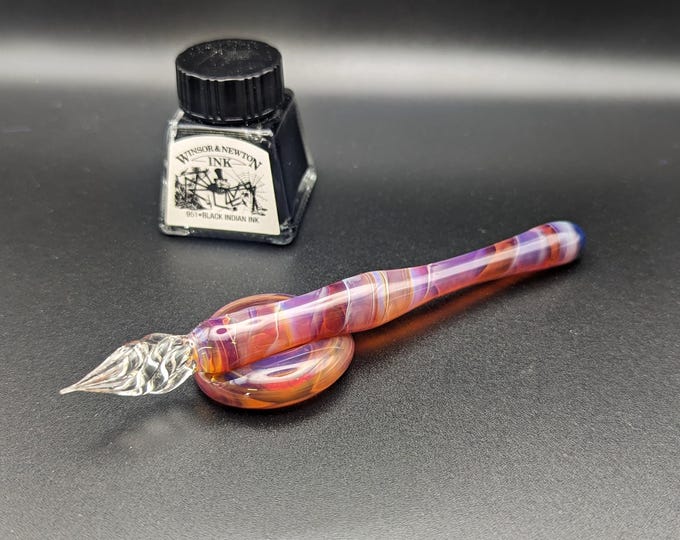 Luxury Glass Dip Pen, Handmade Glass Calligraphy Pen - Etsy