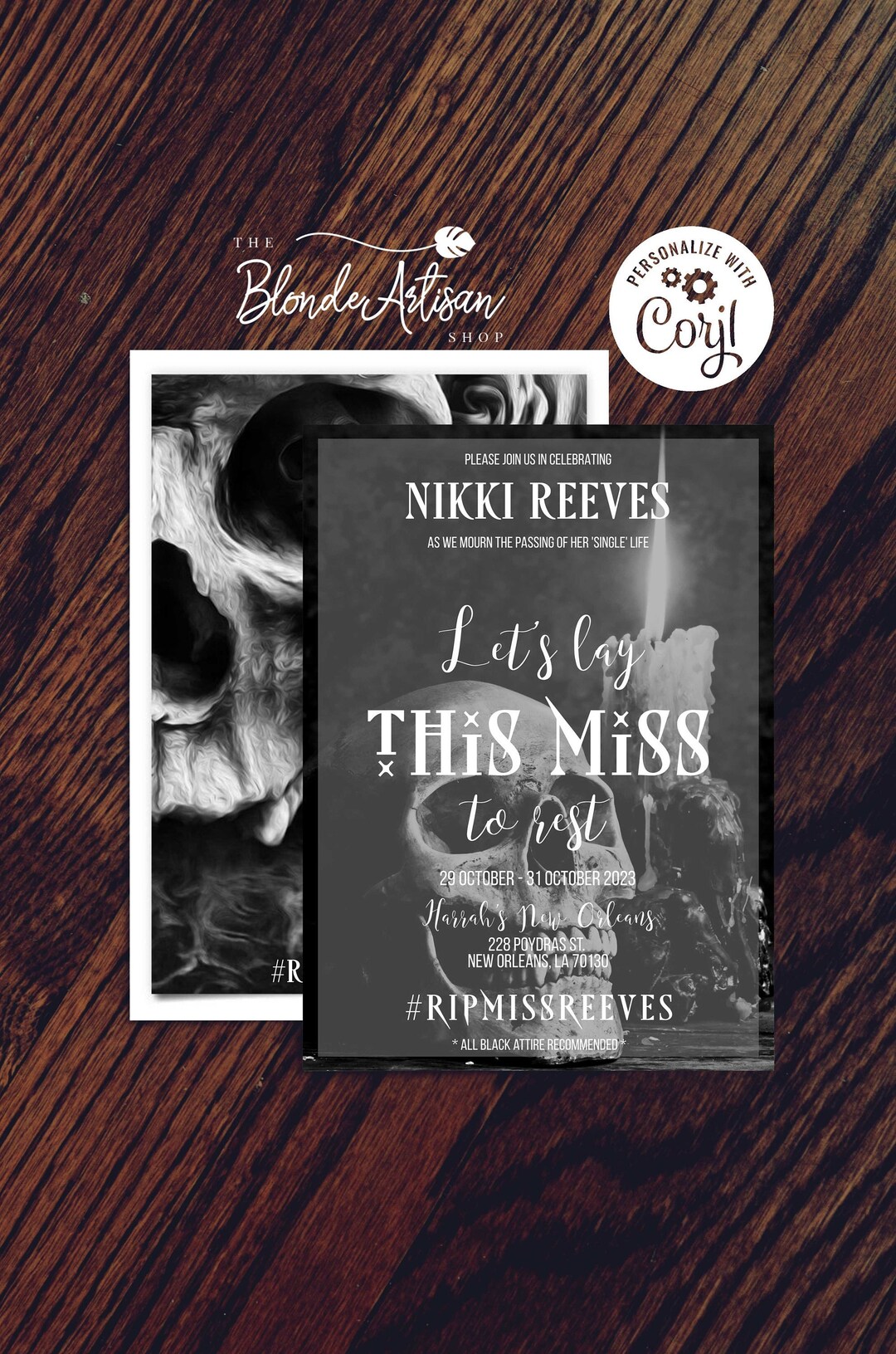 Rip Miss to Mrs Bachelorette Party Bachelor Party Miss to Mrs Party ...