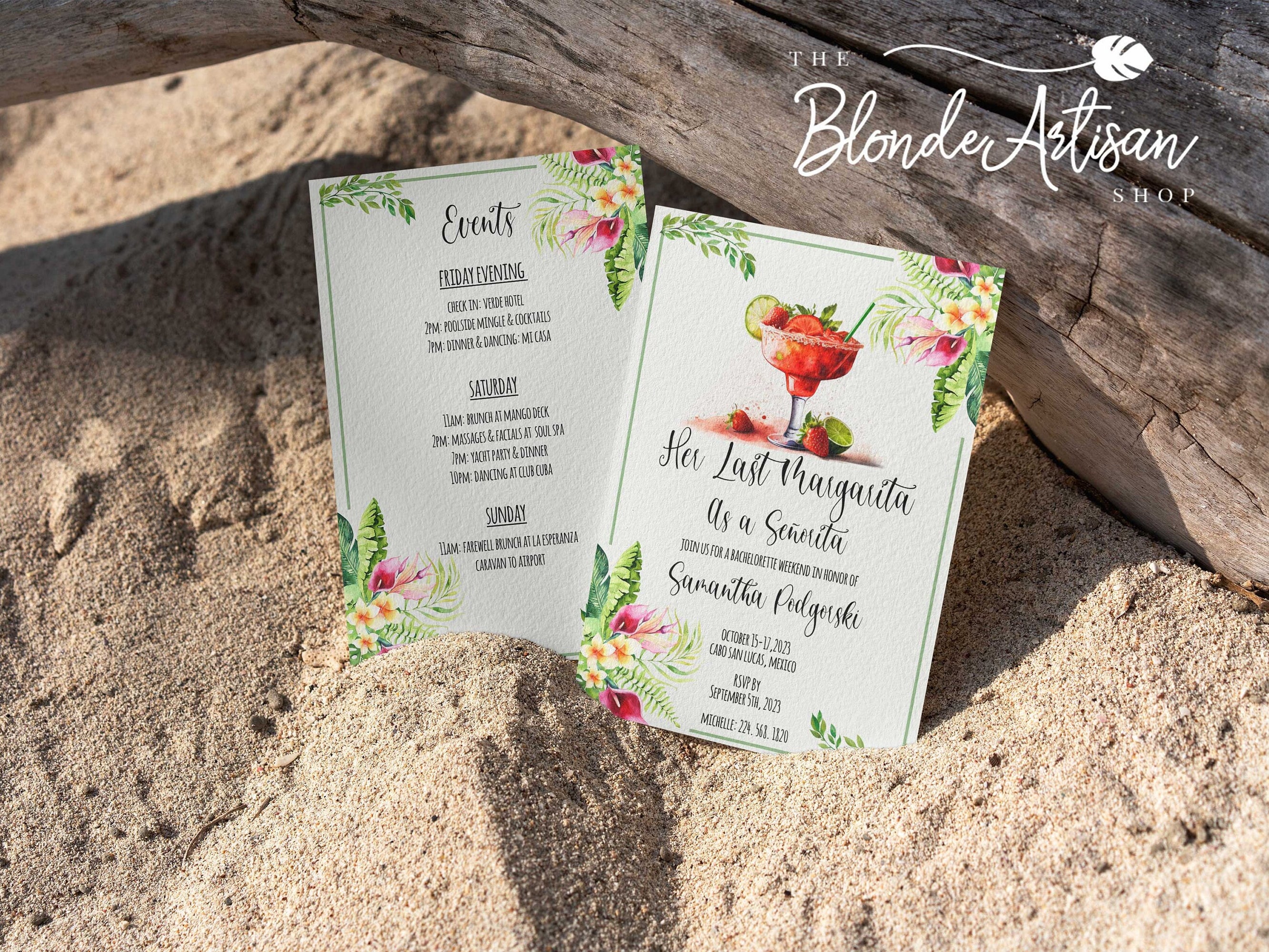 Last Fiesta | Bachelorette Party | Party Invitations - Etsy