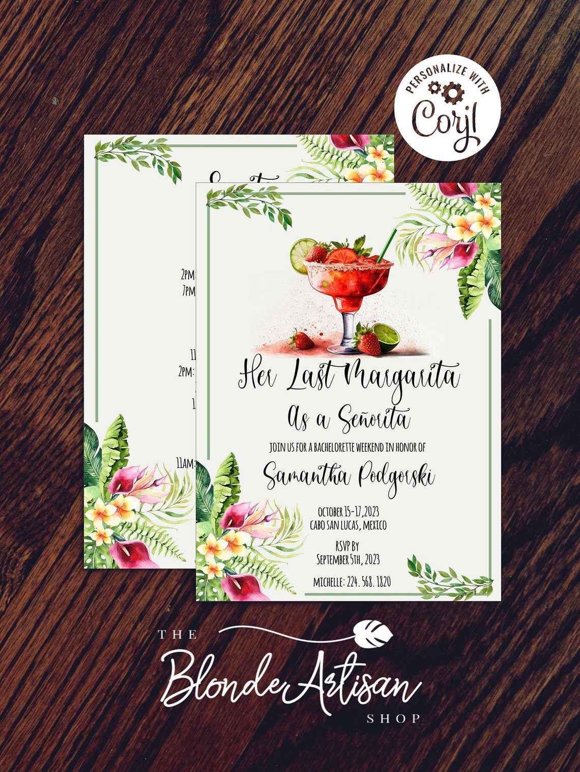 Last Fiesta | Bachelorette Party | Party Invitations - Etsy