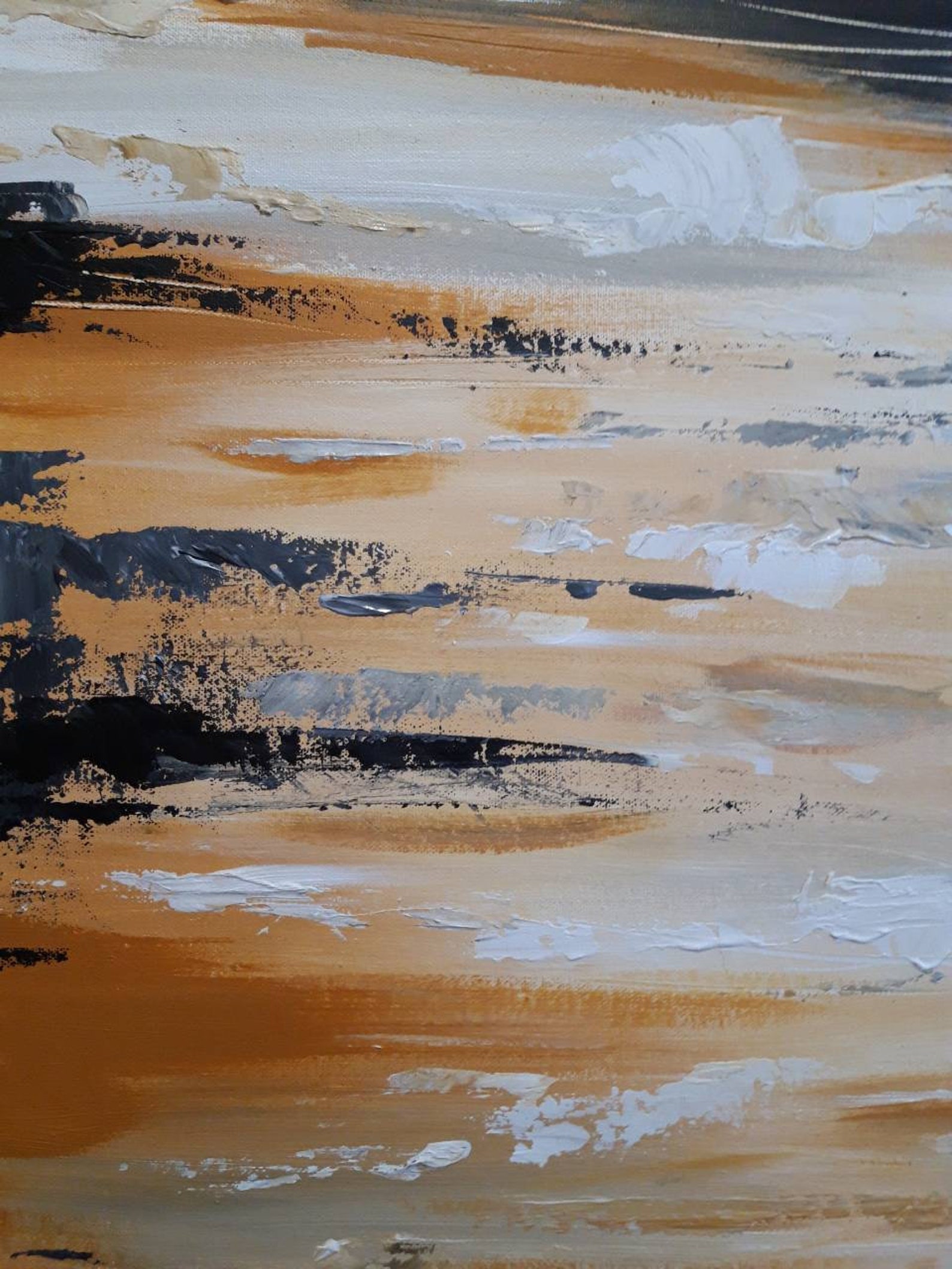 Abstract Canvas Art Original Brown Painting Acrylic Painting - Etsy