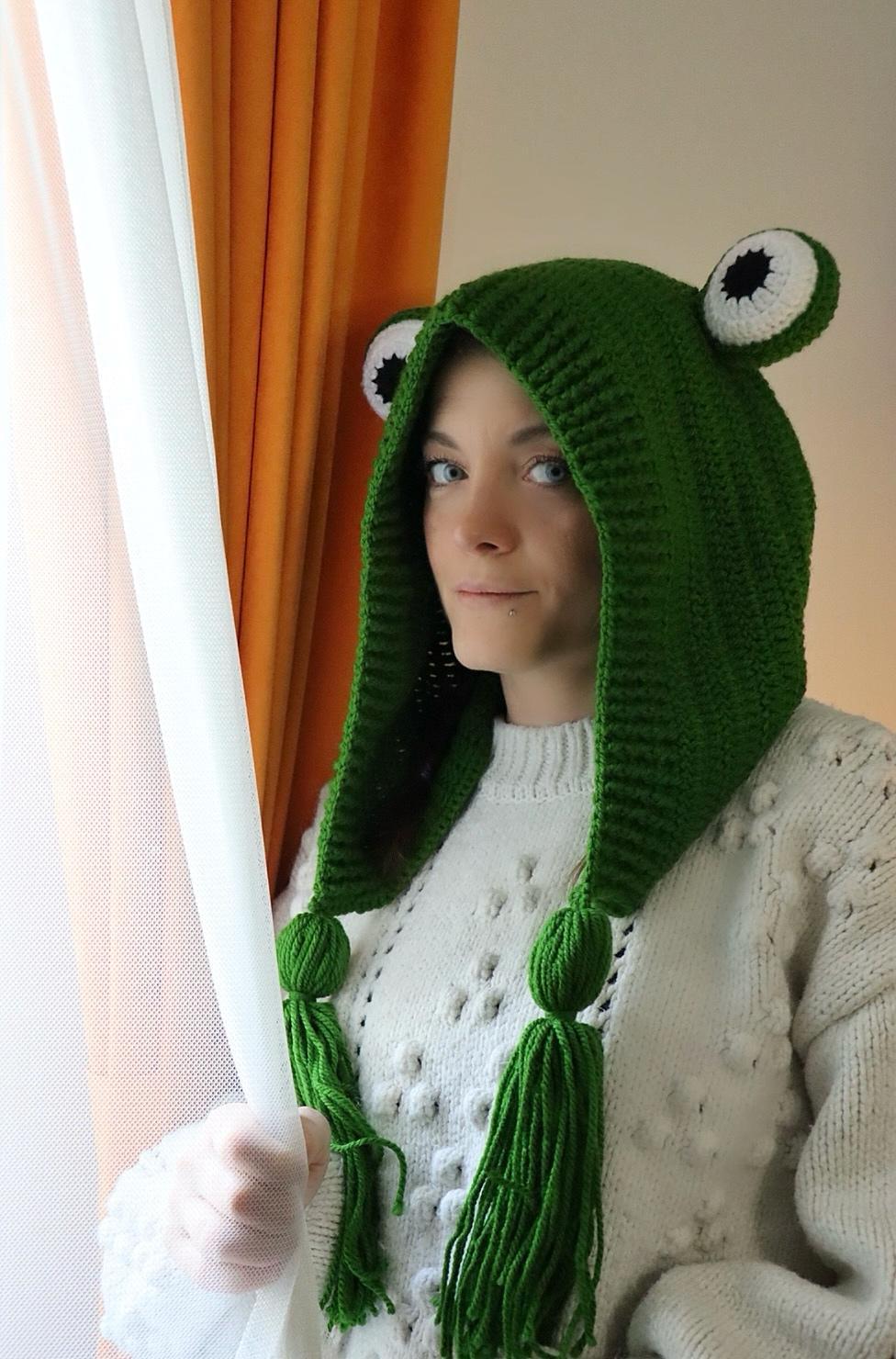 Frog Hood Hat - Etsy