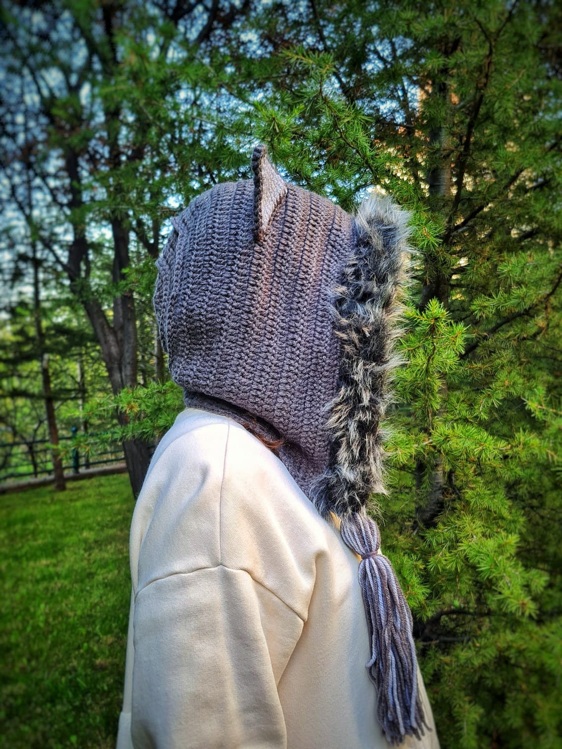 Wolf Inspired Hood Hat - Etsy