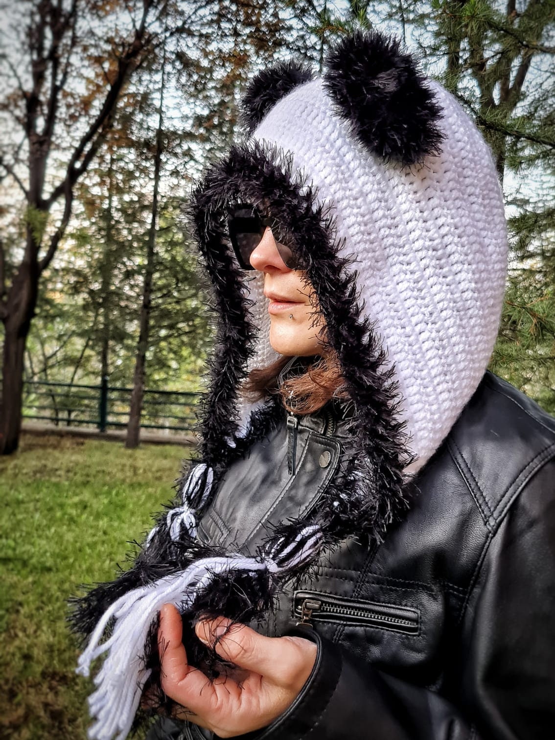 Panda Hood Hat - Etsy