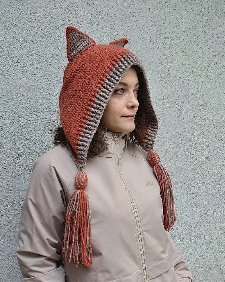 Fox Hood Hat - Etsy