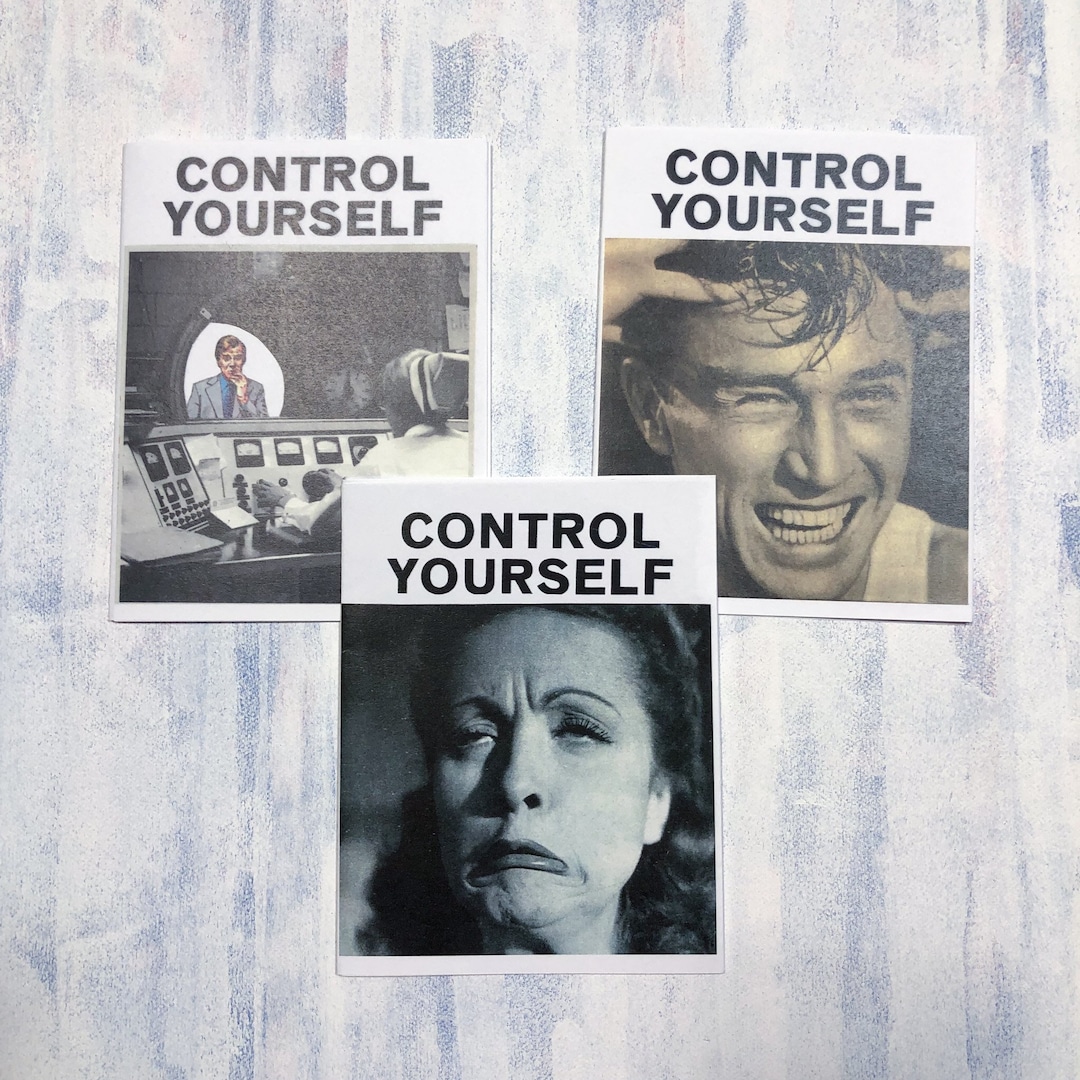 Control Yourself Bundle // 1-3 // Collage Zine Surrealism Media Vintage ...