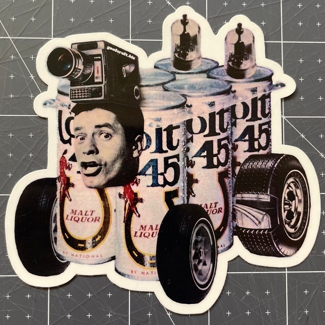 Coltmobile - 4” Sticker - Surreal Collage Art - Science Fiction ...