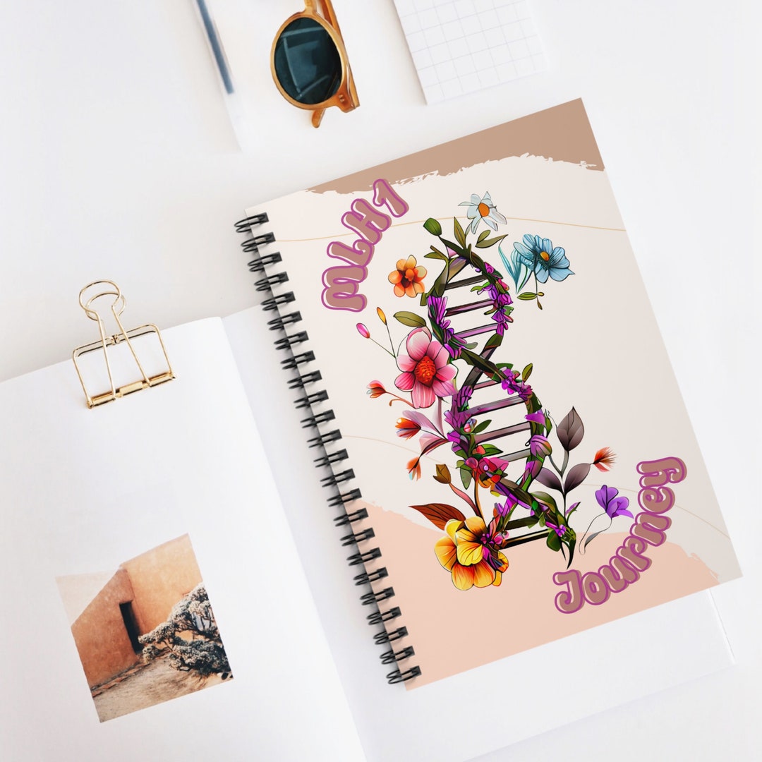 My MLH1 Journey Journal Spiral Notebook Ruled Line/mental Health/cancer ...