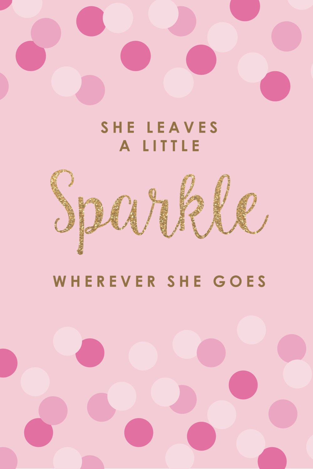 She Leaves a Little Sparkle Poster Digital Download - Etsy She Leaves a Little Sparkle Poster Digital Download - Etsy