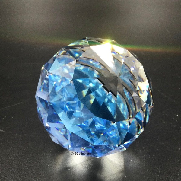 Blue Paperweight - Etsy