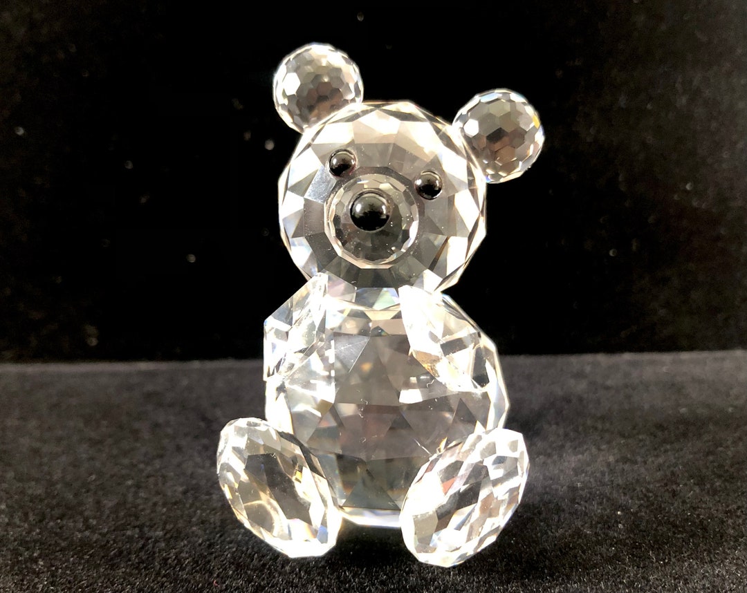 Swarovski Crystal Bear Figurine, Small Size, Glass Animal Decor ...