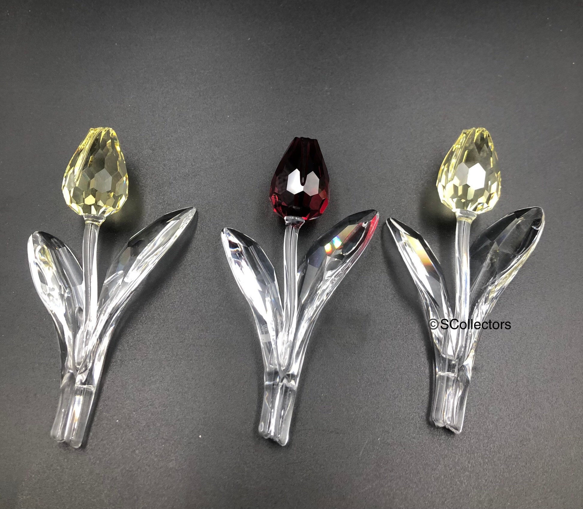 Swarovski Crystal Tulip Figurine, SCS Renewal Gift, Large Size, Vintage ...
