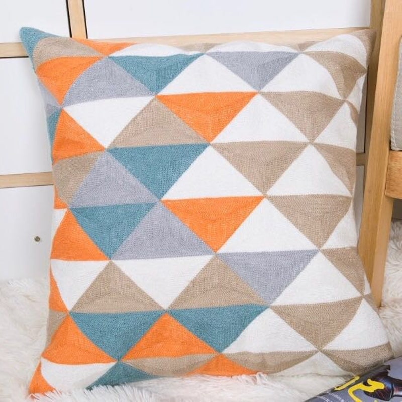 Triangle Pillow - Etsy