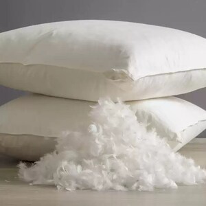 Down Feather Pillow Insert MADE IN USA White Feather - Etsy