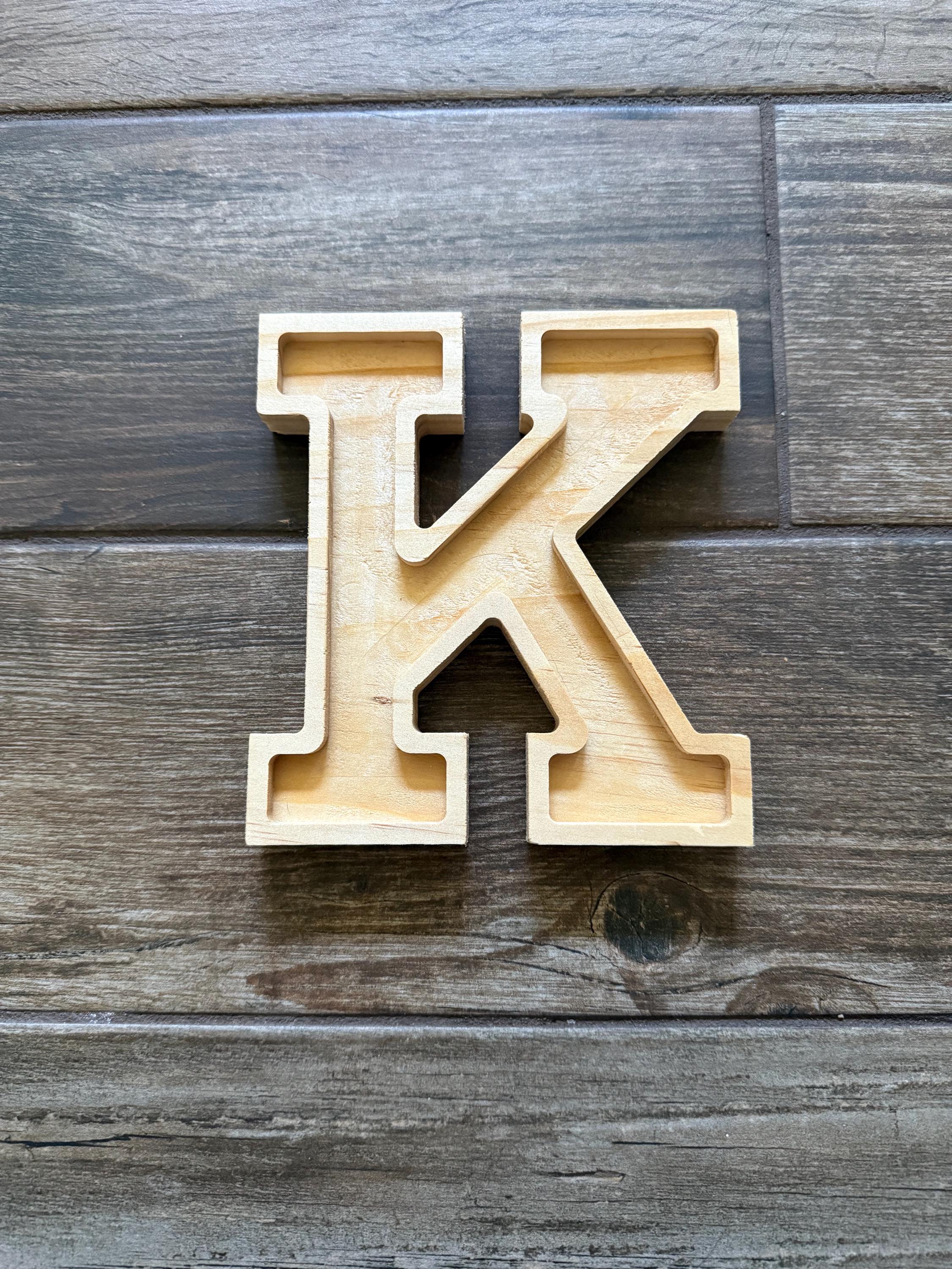 Handcrafted Wooden Letter Sign: Gallery Wall Decor - Etsy