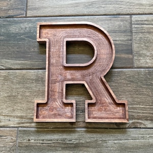 Handcrafted Wooden Letter Sign: Gallery Wall Decor - Etsy