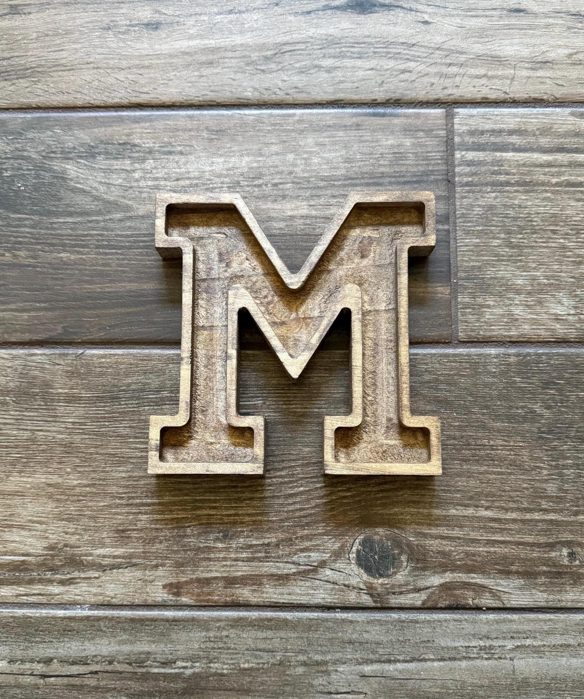 Handcrafted Wooden Letter Sign: Gallery Wall Decor - Etsy