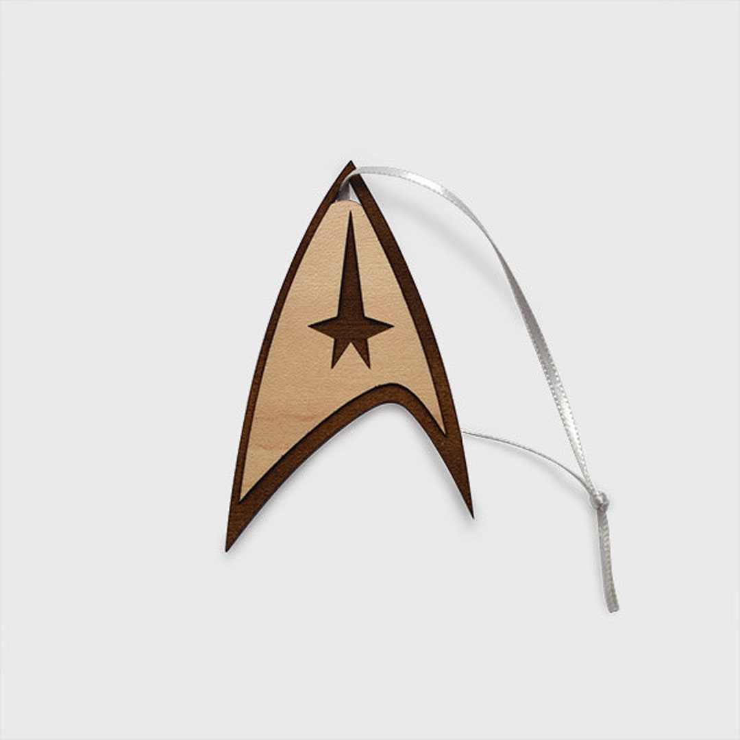 Starfleet Insignia Star Trek Logo Icon Ornament - Etsy
