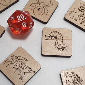 D&D Insectoids and Giant Bug Enemy Pack - Minimalist Minis and Trackers ...