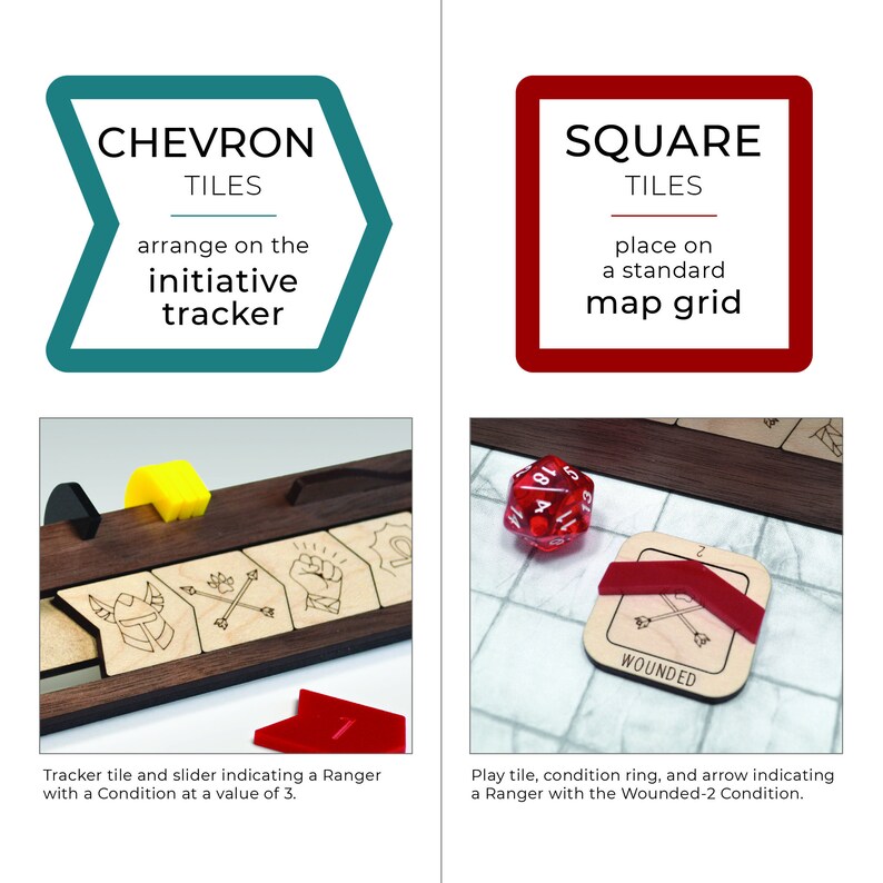 DND & PF2 Initiative Tracker, Player Tiles, and Condition Modifiers - Etsy