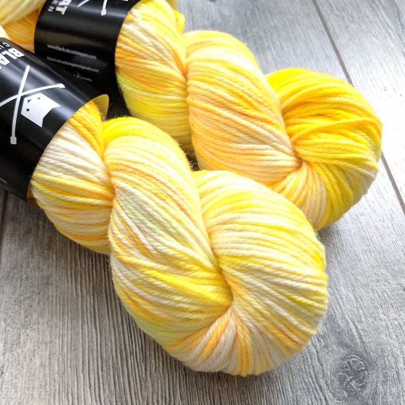 Neon Yellow Yarn - Etsy