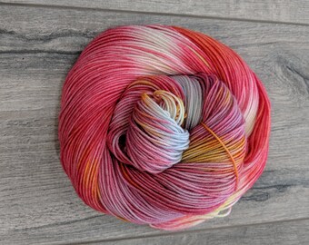 Pink and Yellow Variegated Yarn - Etsy