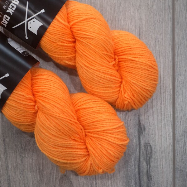 Neon Orange Yarn - Etsy
