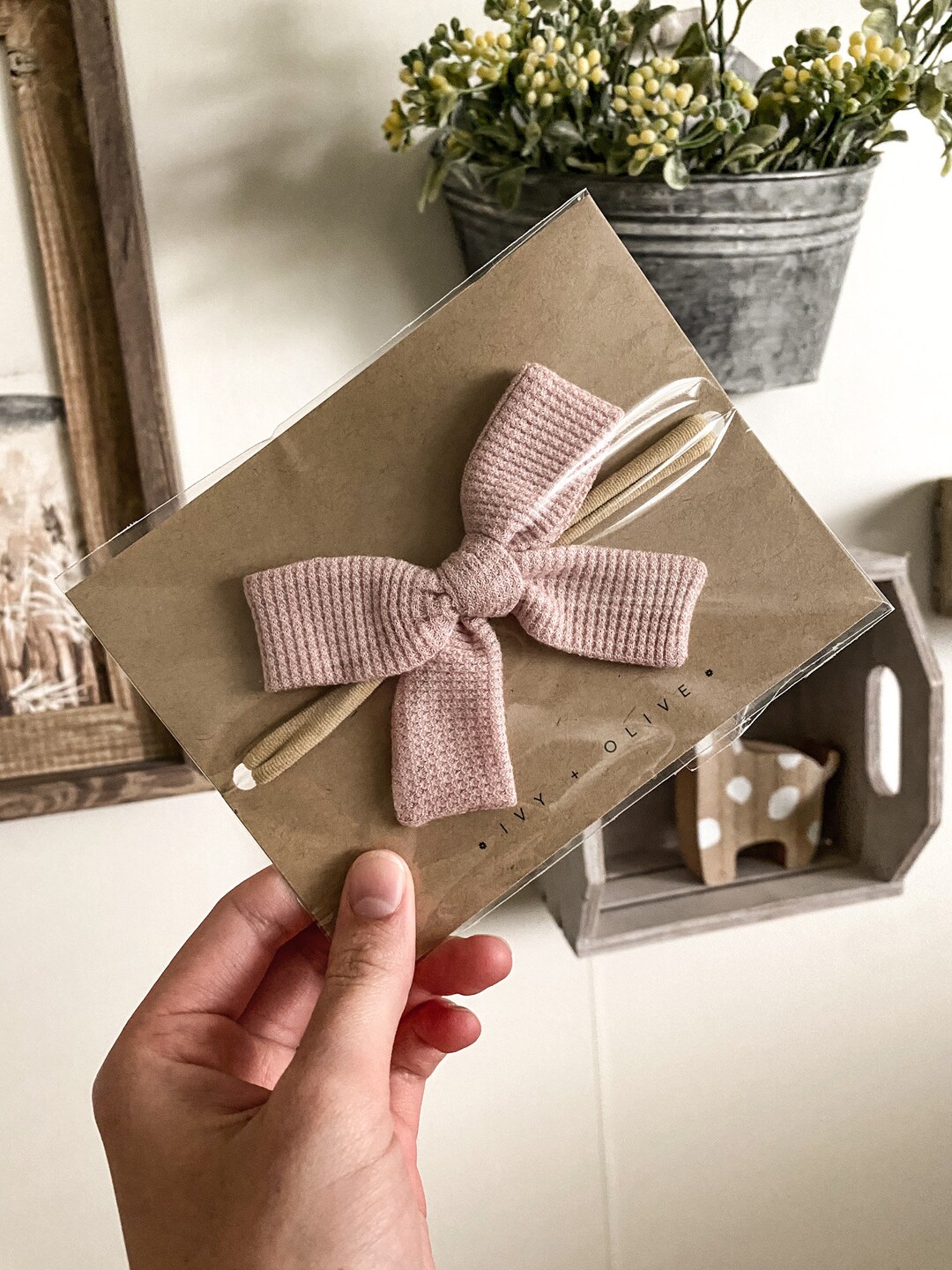 Hairbows, Baby Bows, Toddler Bows, Muted Colors, Waffle Knit, Cute Bows ...