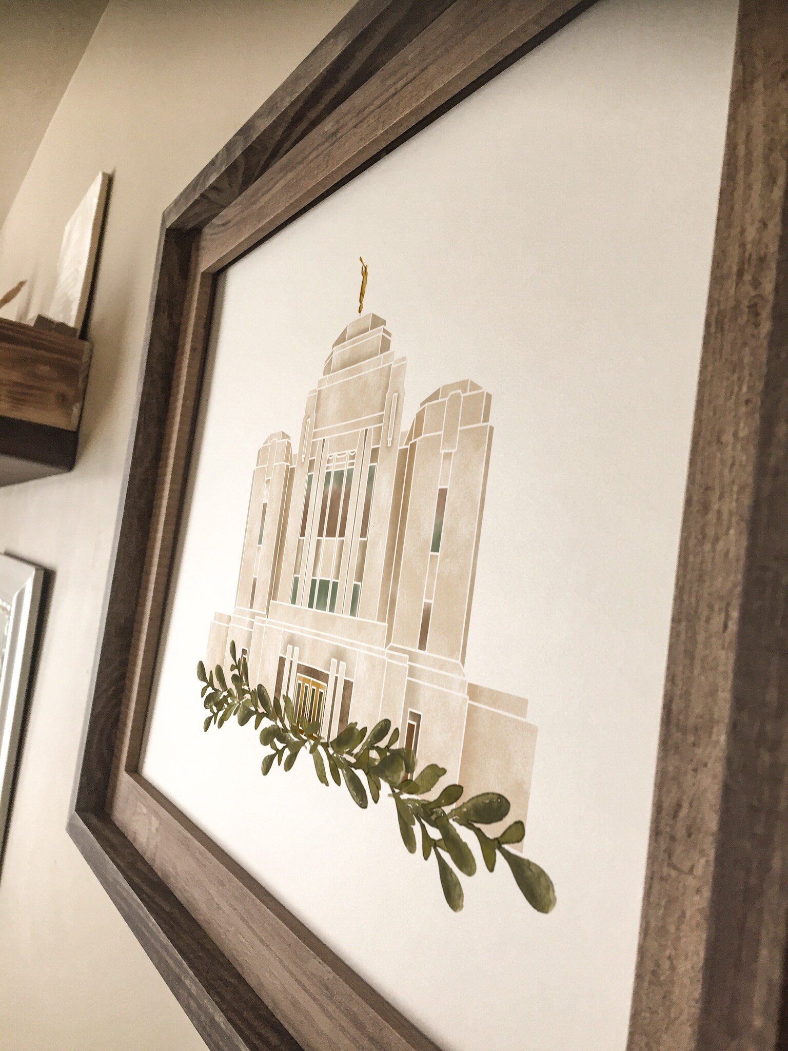 Meridian Temple Digital Download Watercolor 8x10 | Etsy