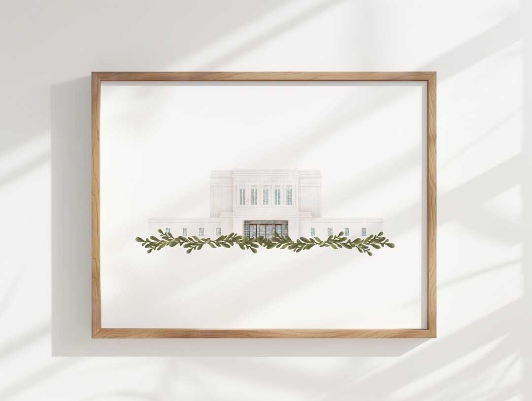 Mesa, Arizona, LDS Temple, Watercolor, Instant Download, Wedding Gift ...